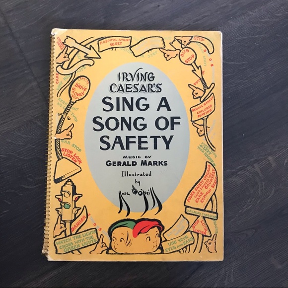 Other | Irving Caesars Sing A Song Of Safety Book | Poshmark